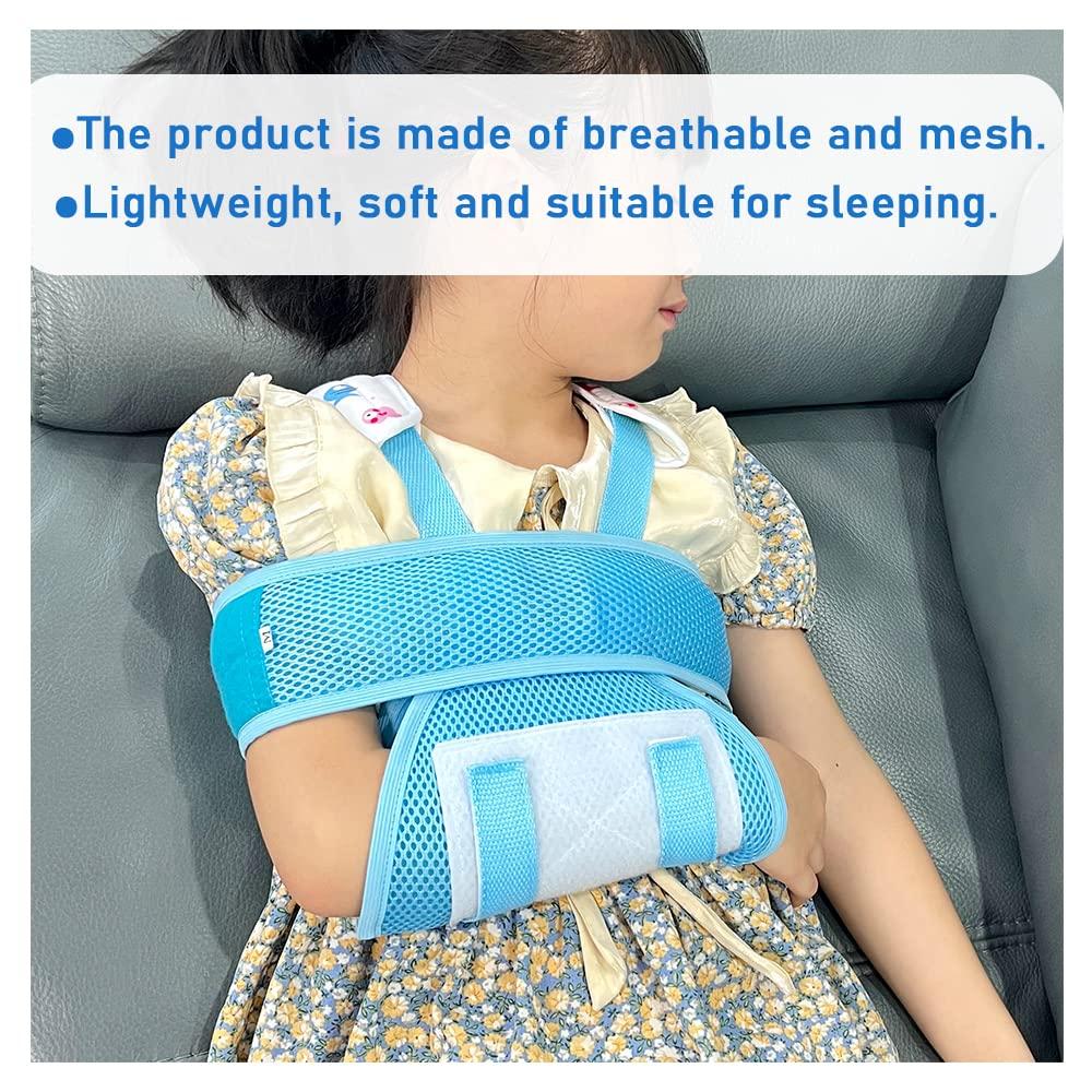 Pediatric Shoulder Immobilizer Kids Arm Sling | Adjustable Support Brace for Elbow, Wrist ...