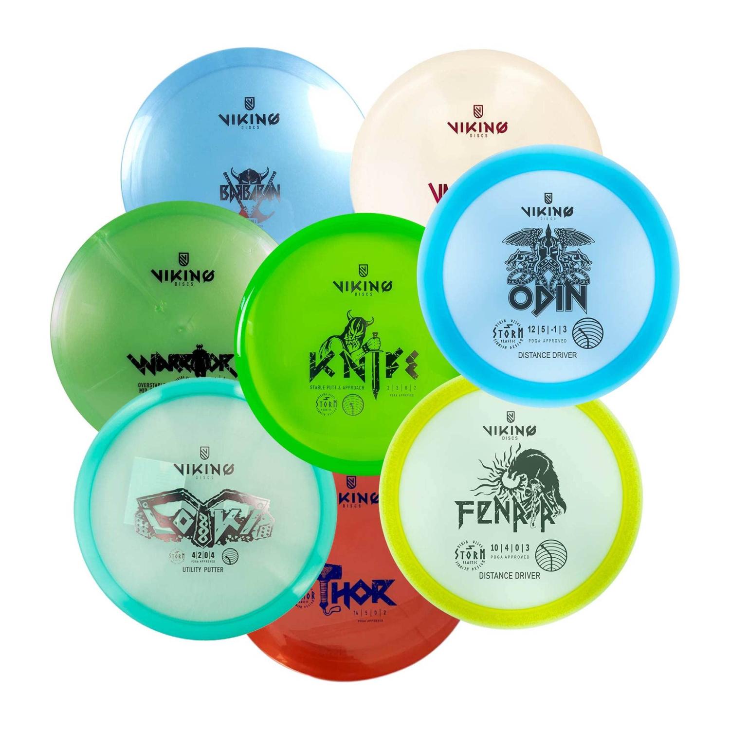 Viking Discs 8-Disc Tournament Set - Advanced Disc Golf Equipment | Buy ...