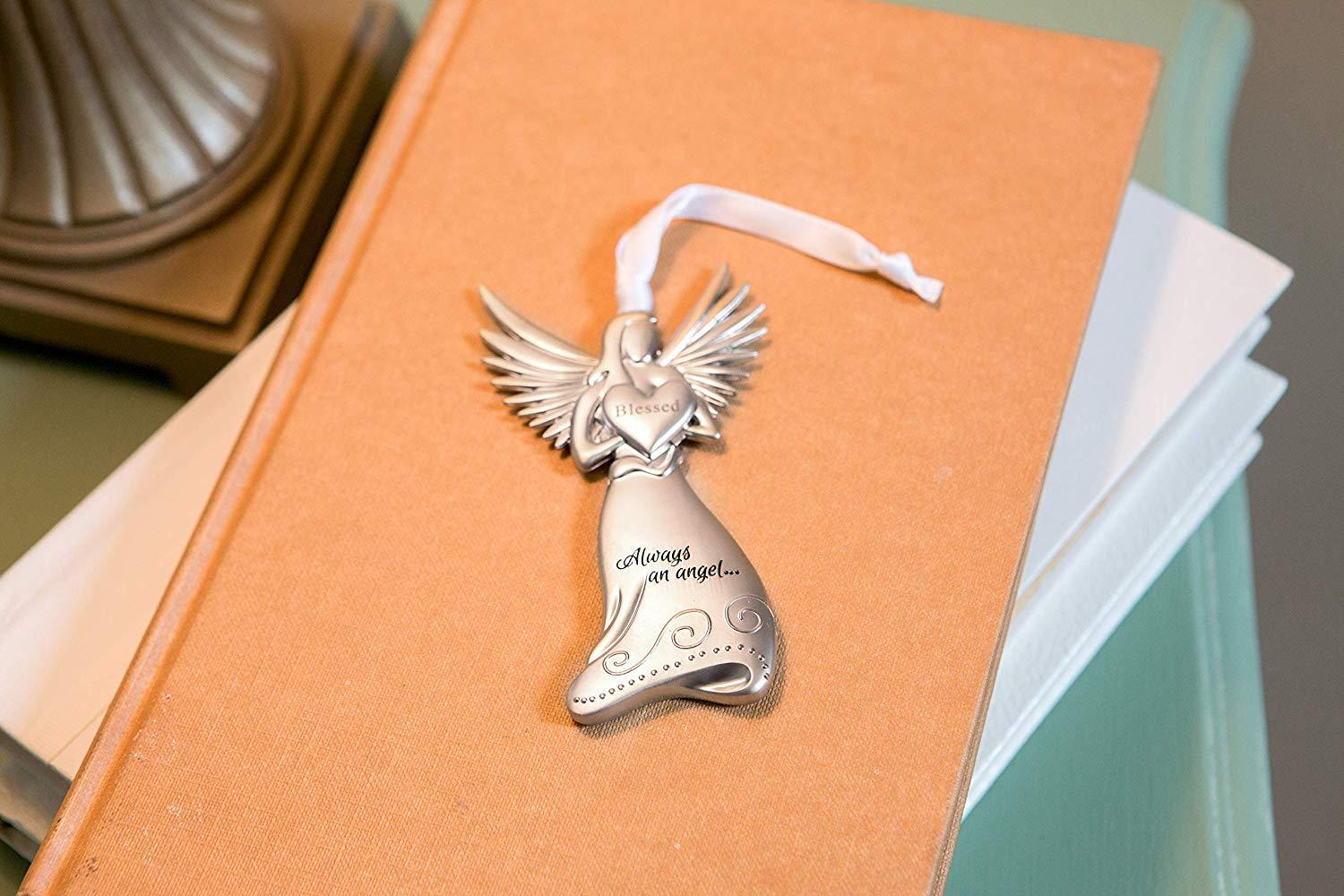 Dedication Gift Guardian Angel Medallion Ornament - Symbolic ...