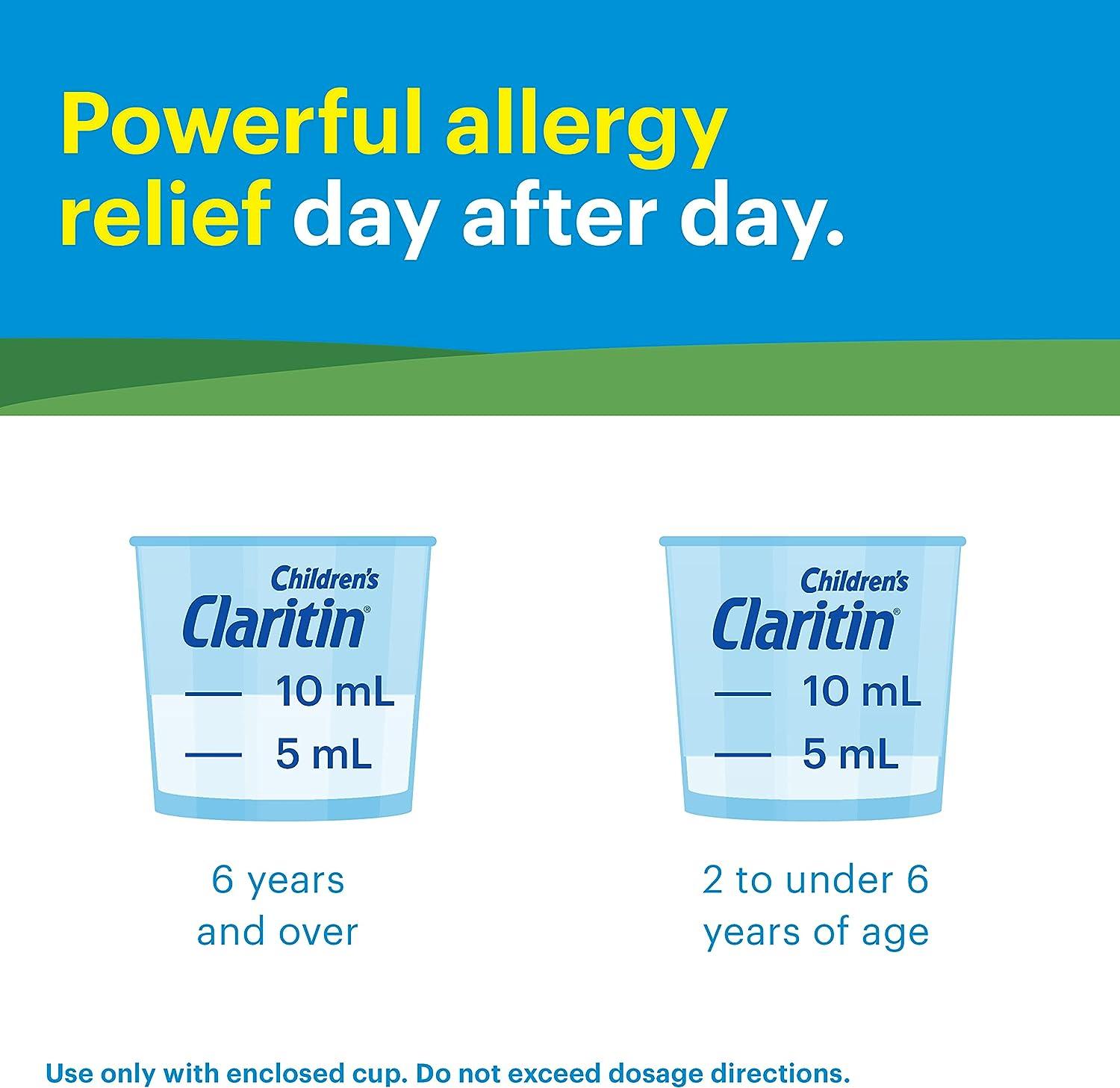 Claritin Children's 2 Hour Non-Drowsy Allergy Oral Solution 5 mg/ 5 mL ...