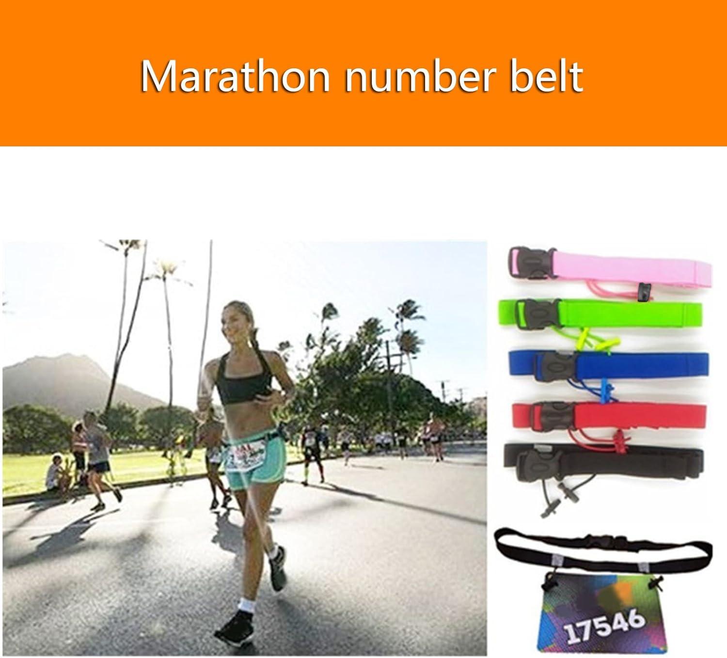 Buy Running Number Belt with Gel Reflector Strips - Ideal for Racing ...