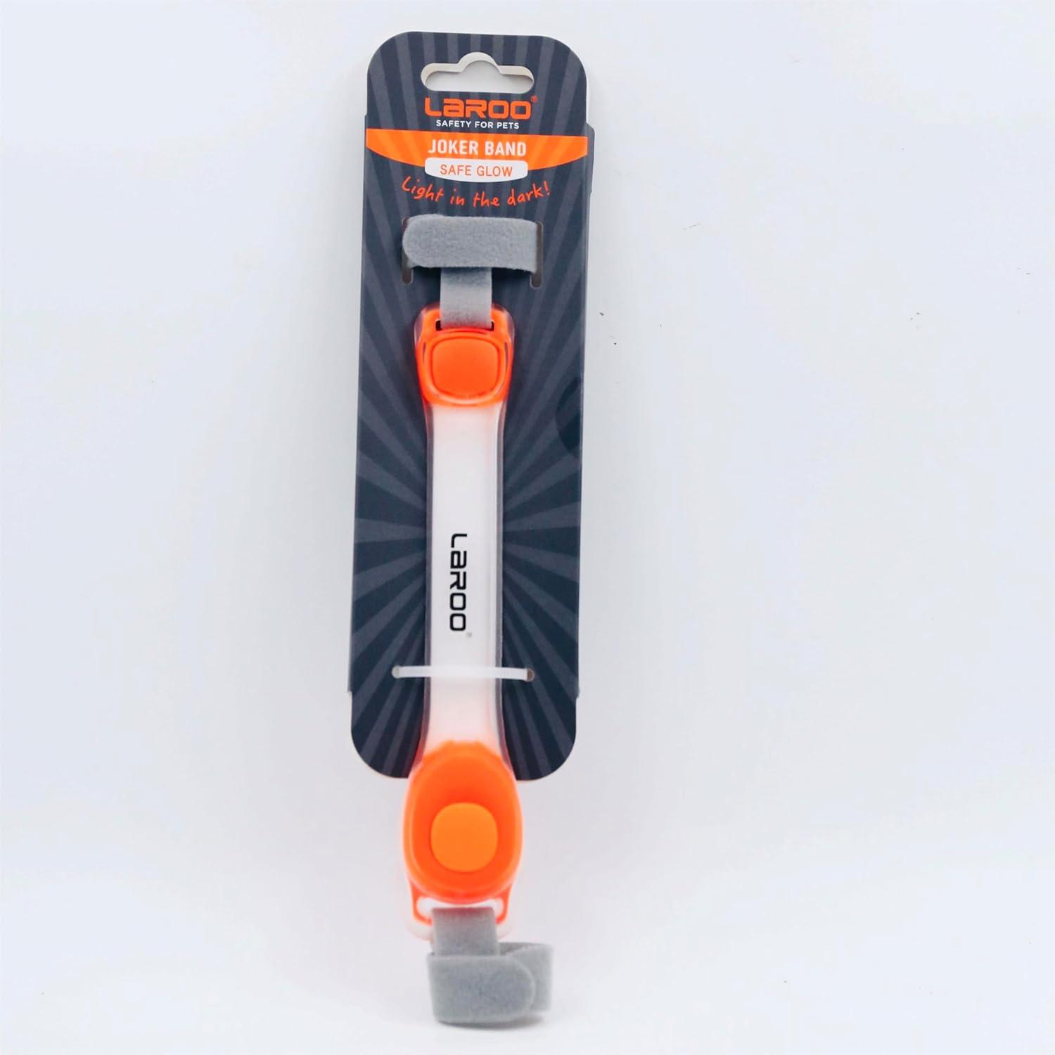 Laroo Safety LED Light Band for Dogs & Cats | Waterproof Easy to Attach ...