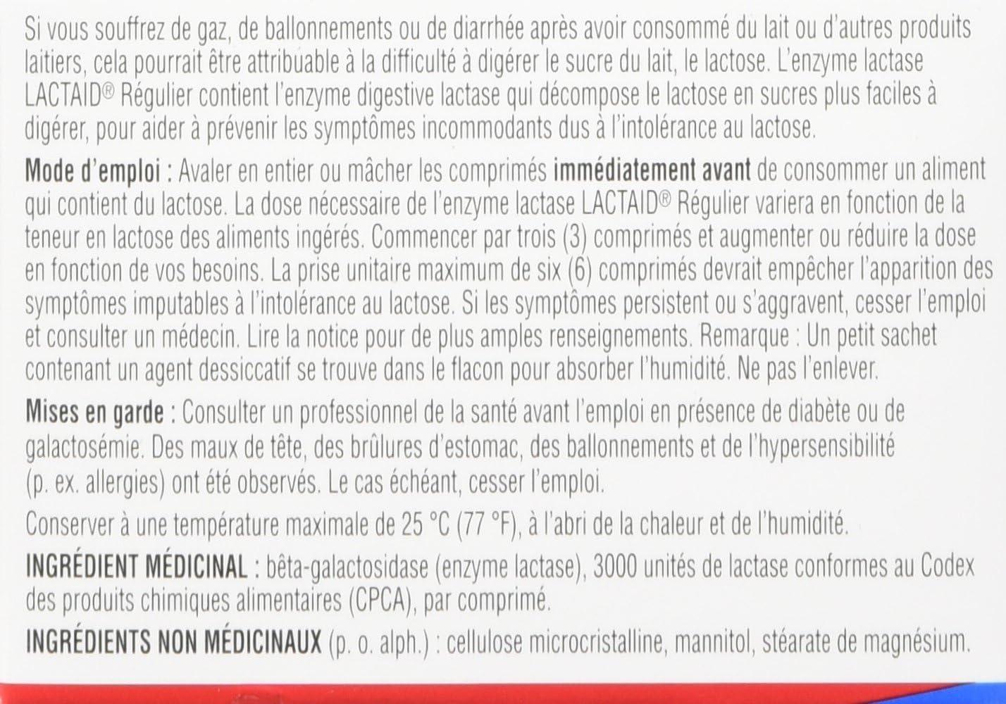 Lactaid Regular Strength Chewable Tablets - Fast-Acting Relief for ...