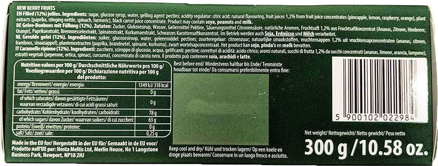 New Berry Fruits Jewels Assorted Fruit Jellies with Soft Center 300g ...