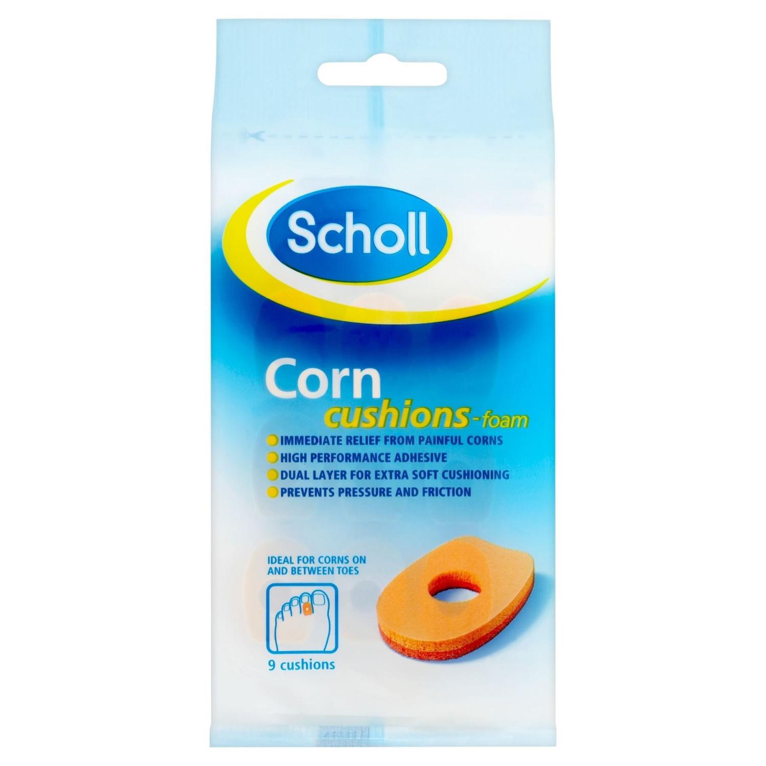 SCHOLL 9 Foam Corn Cushions - Pain Relief for Corns and Calluses | Buy ...