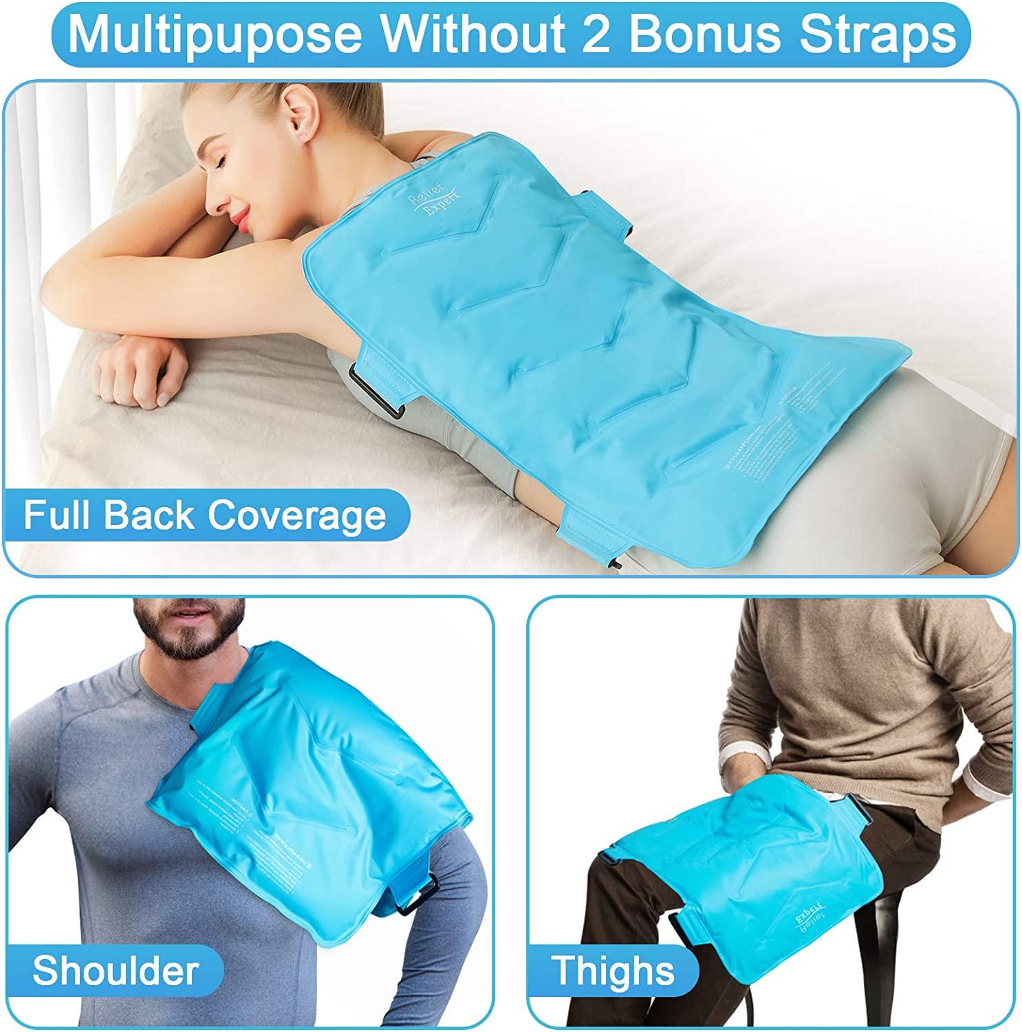 Relief Expert XXL Back Ice Pack (13x21) - Reusable Cold Compress for ...