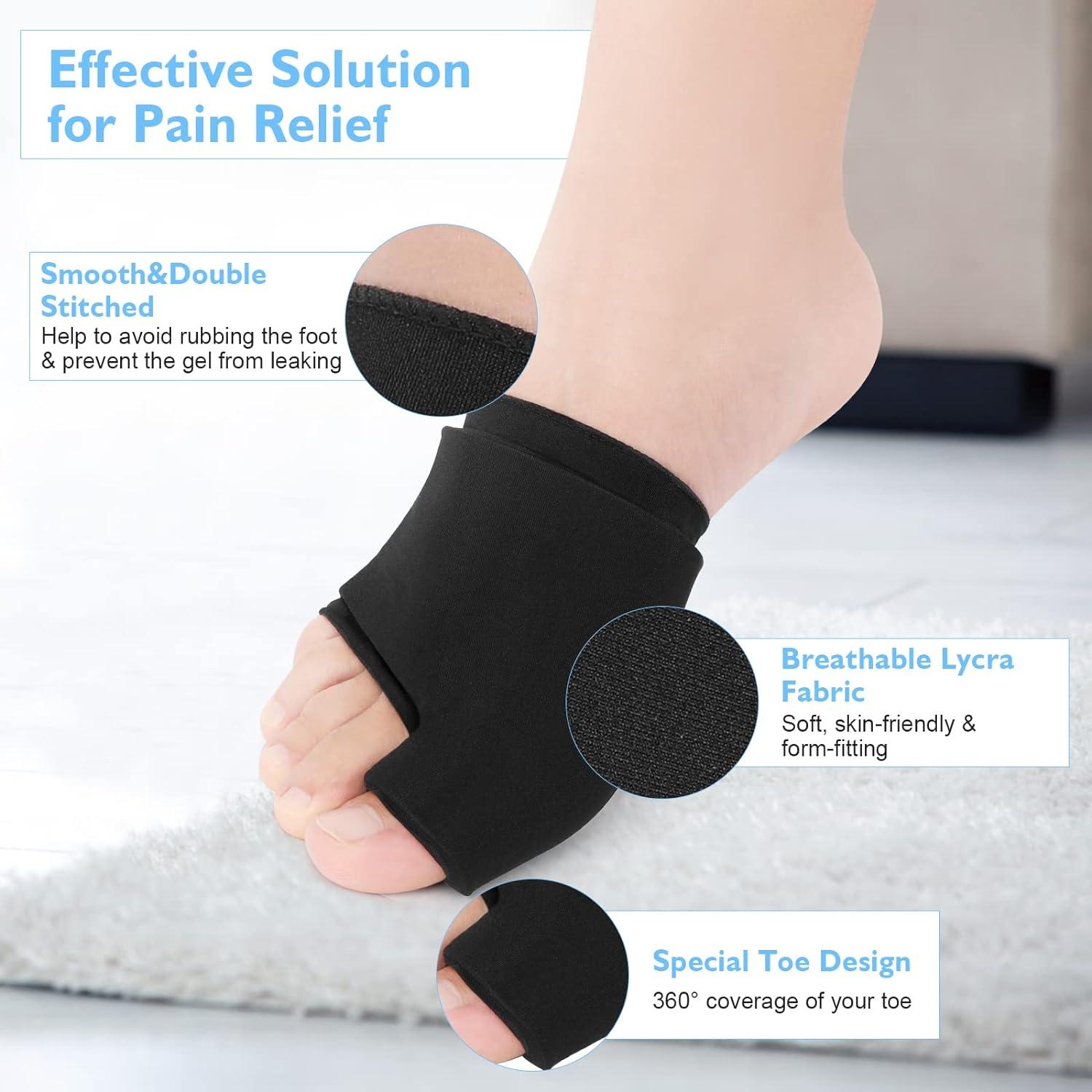 Forefoot Toe Ice Pack - Cold & Heat Therapy Gel for Ball of Foot Pain ...