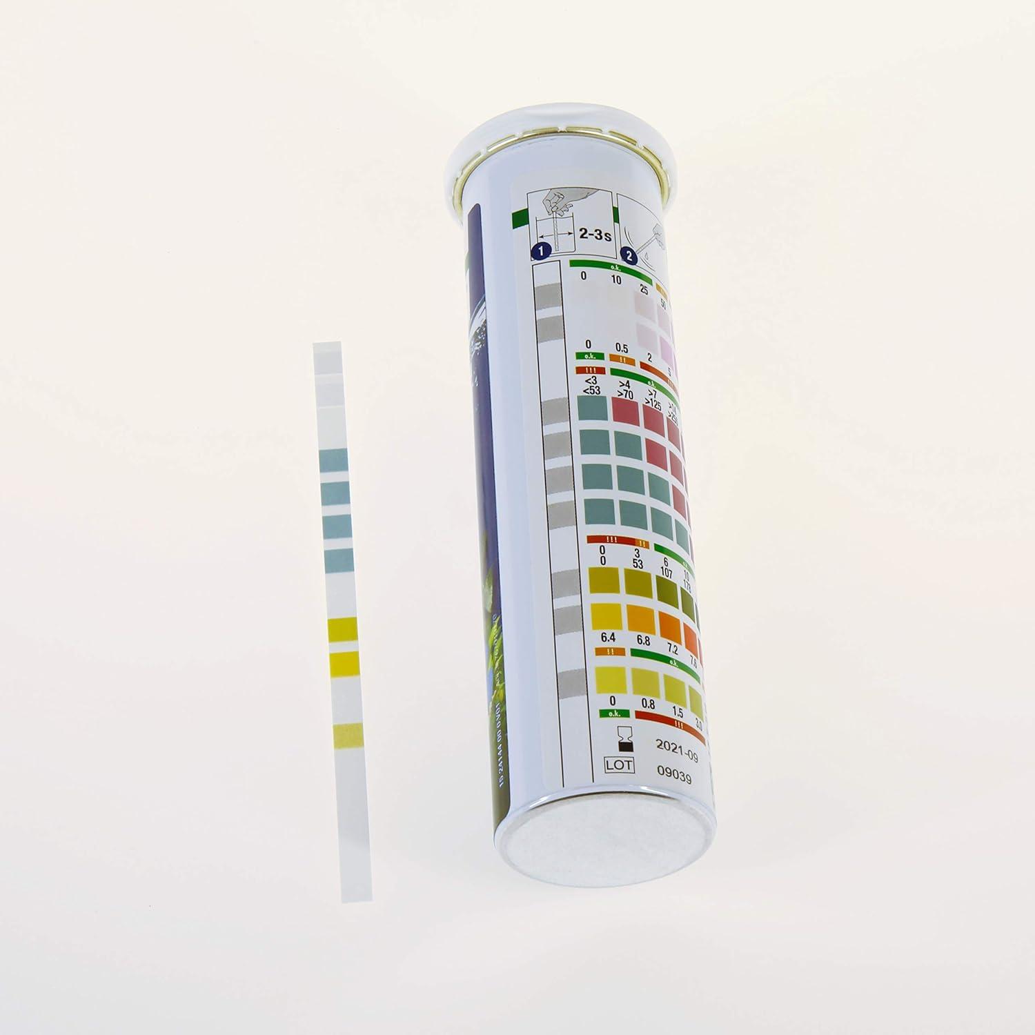 JBL 7-in-1 Aquarium Water Test Strips - Proaquatest Easy 50 Test Strips ...