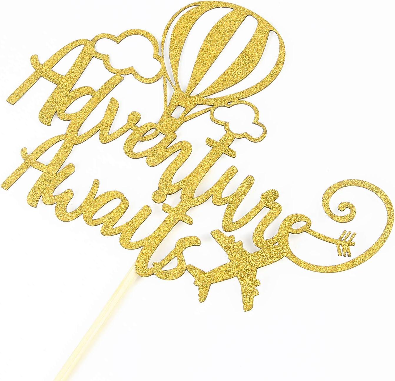 Adventure Awaits Cake Topper Congrats Grad/New Chapter Cake Topper 2024 ...