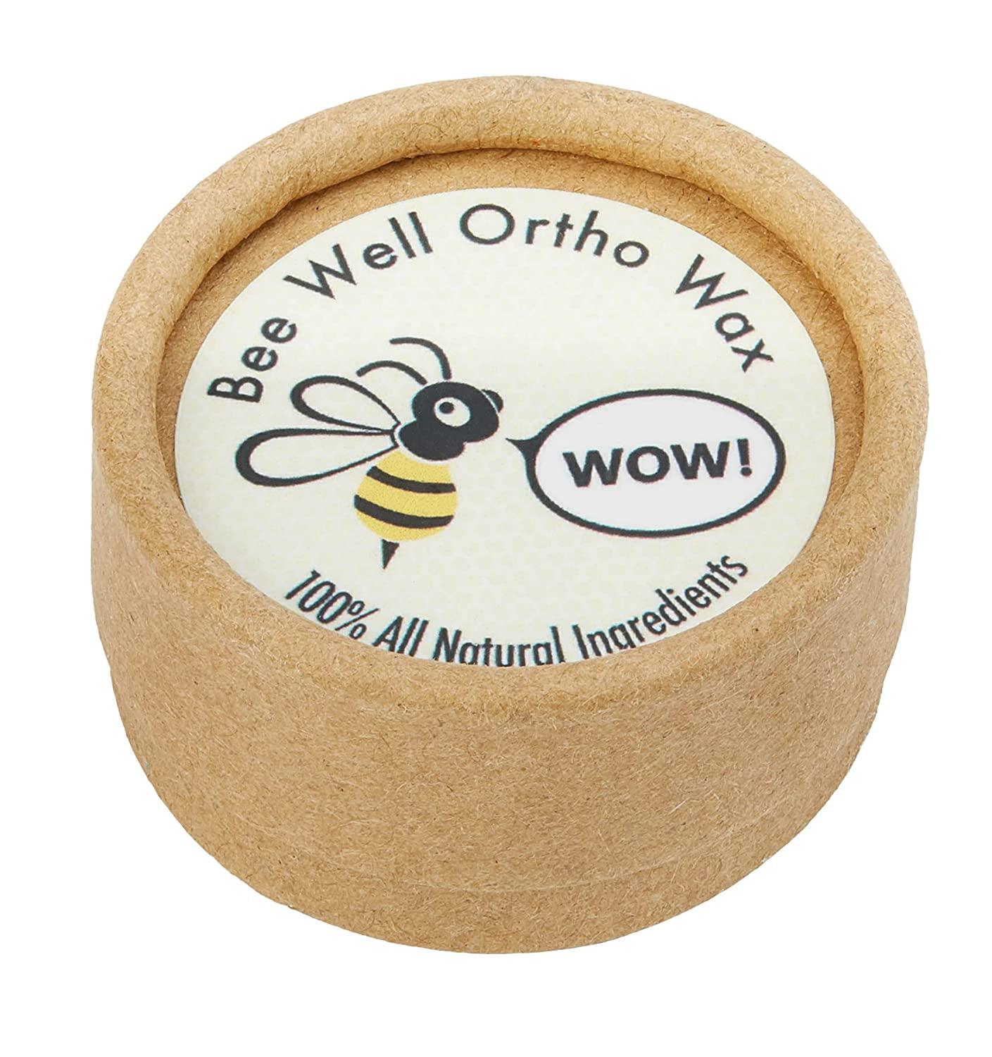 Bee Well Ortho Wax - Pure (2 Pack, 100 Servings) Natural Extra Firm Wax ...