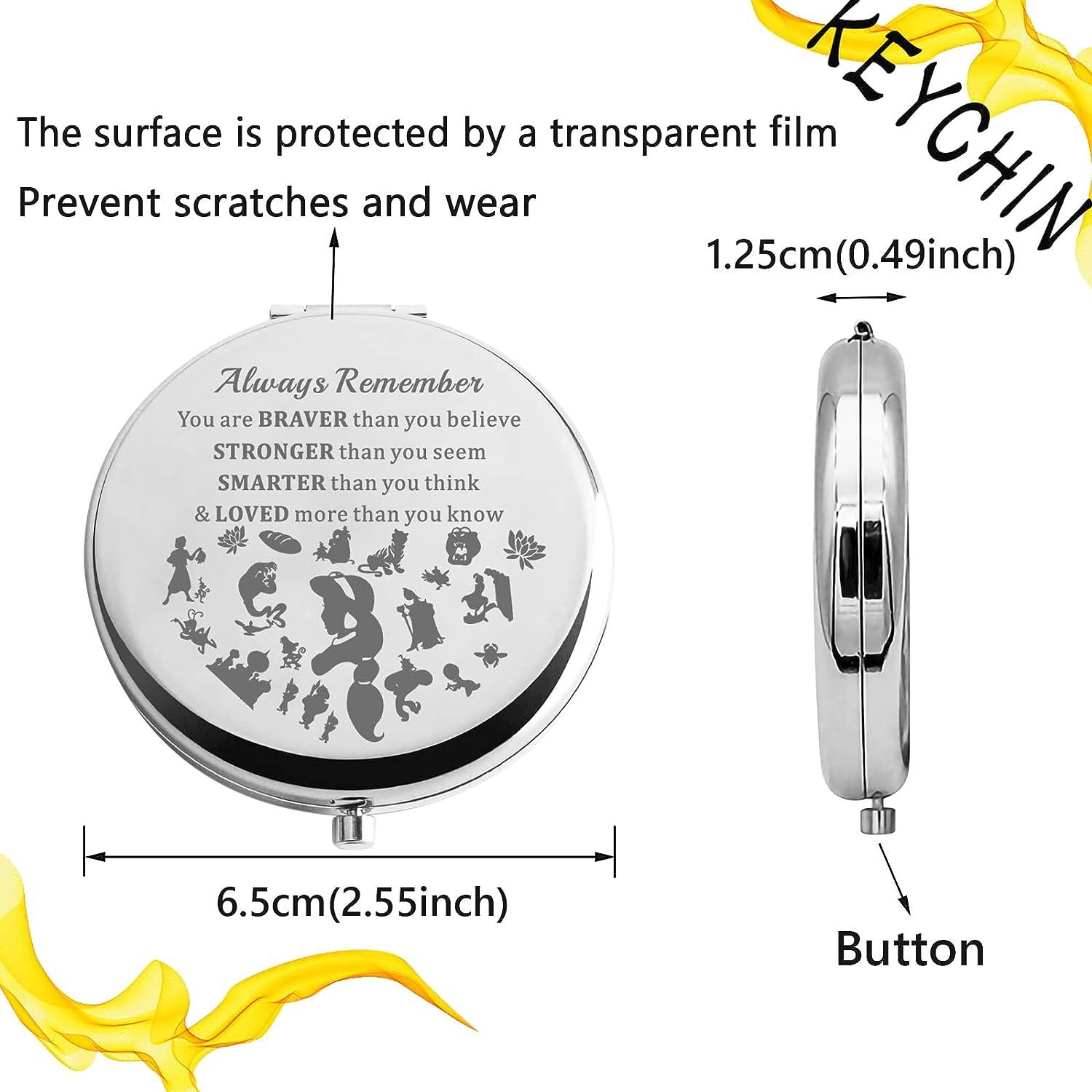 Jasmine Princess Pocket Mirror - Aladdin Fans Gift - Compact Mirror for ...