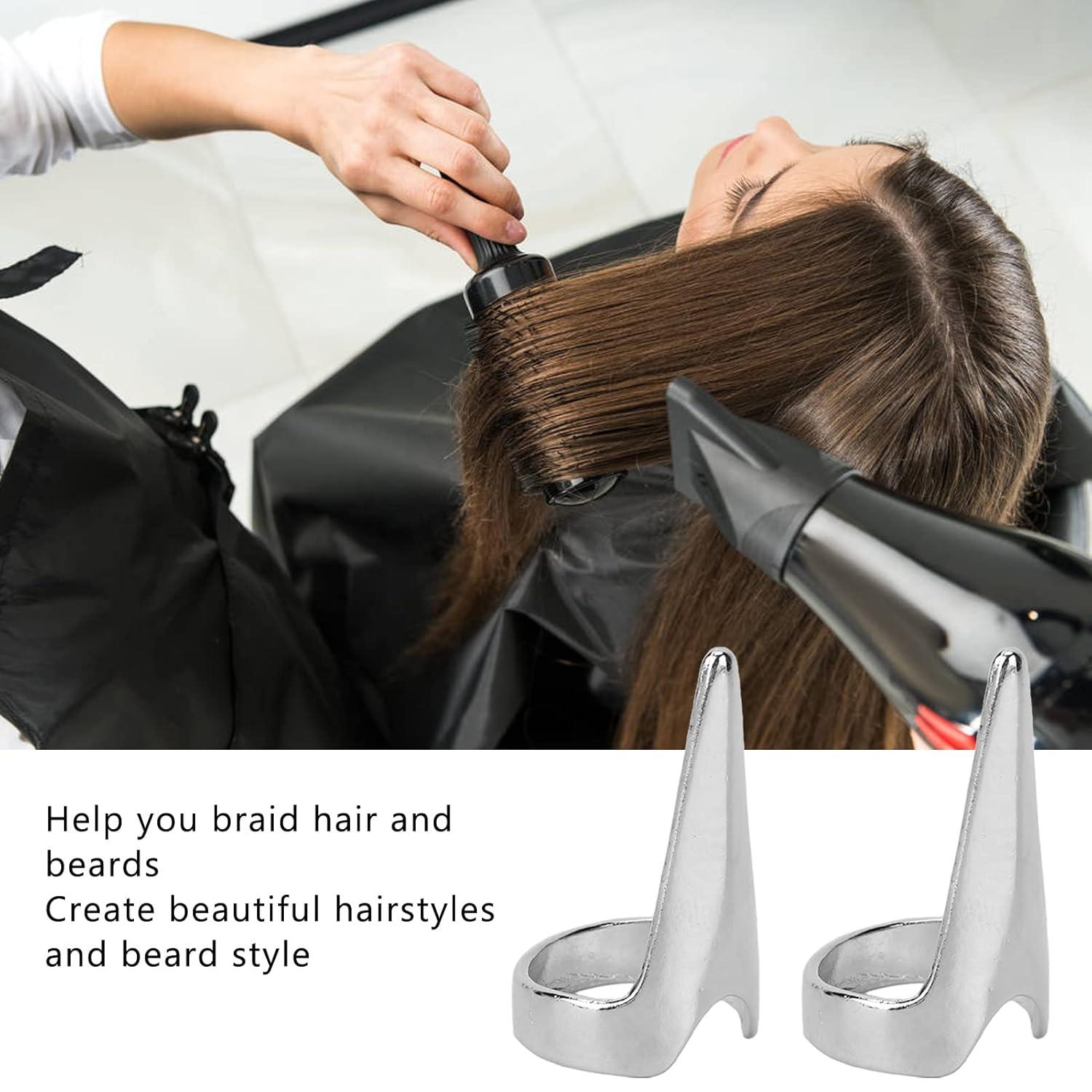 10-Piece Hair Cutting Tools Set | Metal Hair Separating Rings for ...