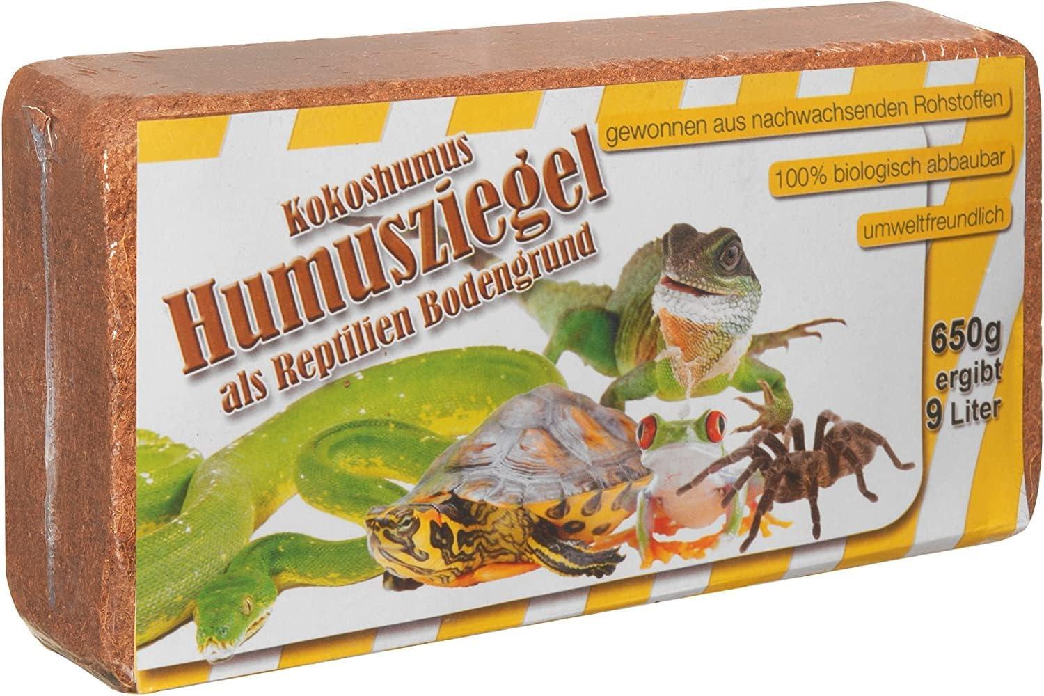 Humus Brick - 50L Coconut Litter for Reptiles | Eco-Friendly Terrarium ...