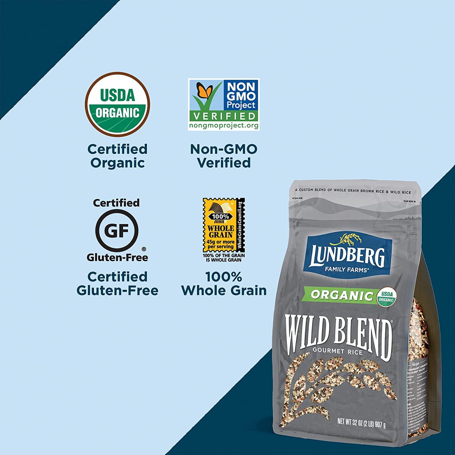 Organic Wild Blend Rice - Lundberg Family Farms | Non-GMO, Gluten-Free ...