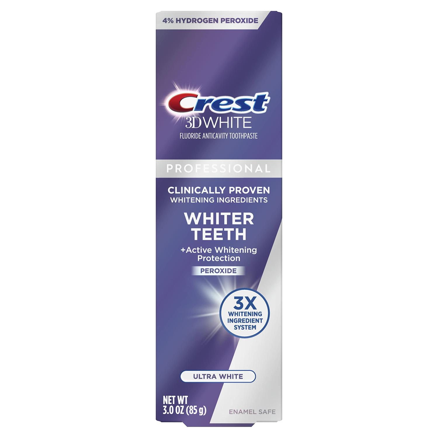 crest toothpaste hydrogen peroxide