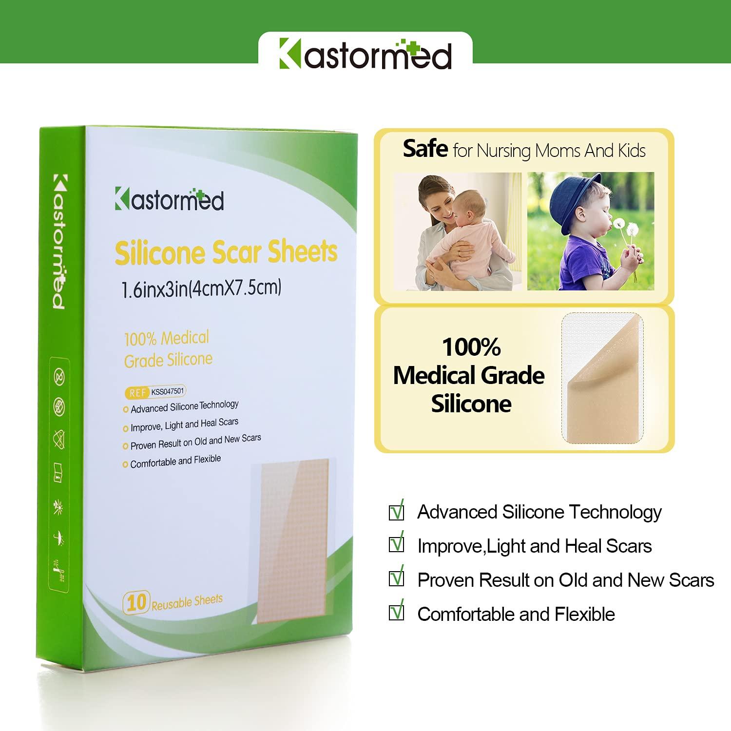 Silicone Scar Sheets Professional Removal Sheets for Keloid Bump Scars ...