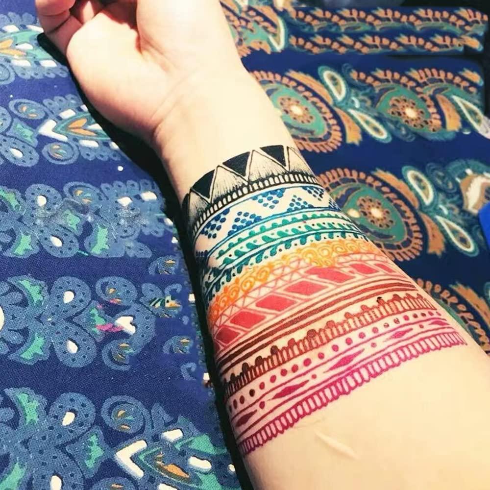 Natural Plant-Based Temporary Body Art Painting Kit | Semi-Permanent ...