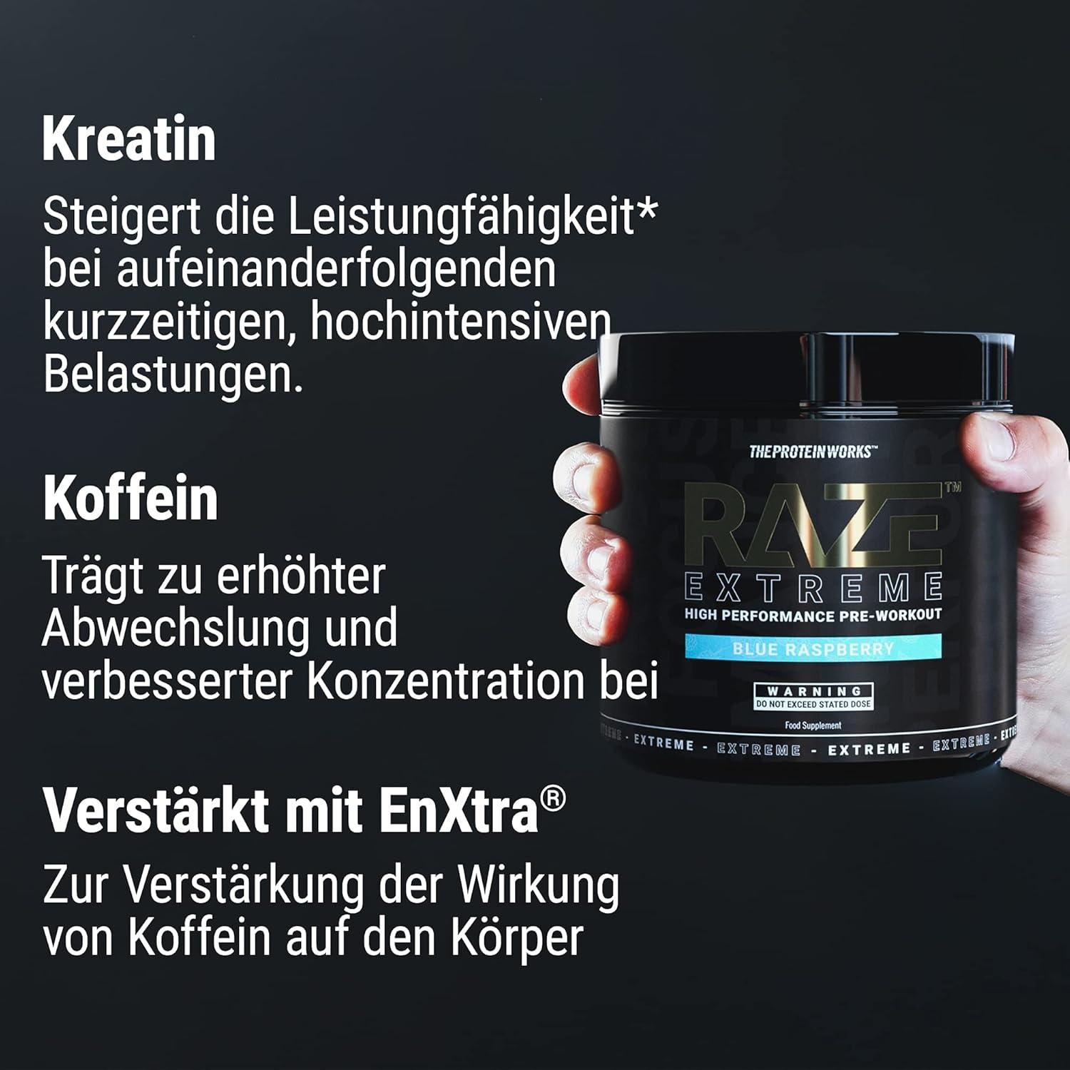 Protein Works Raze Extreme Pre-Workout Powder - Watermelon Flavor ...