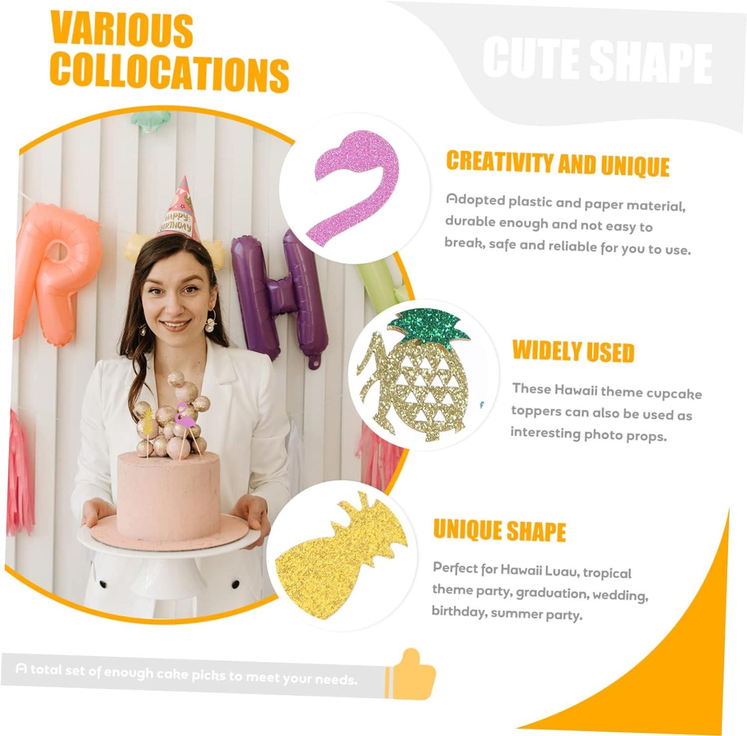 TOPBATHY 100 Pcs Flamingo Card Window Decals for Vehicles Fruit Decor ...