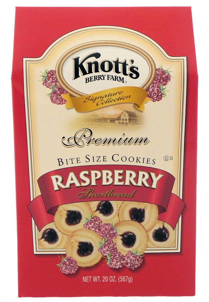 Knott's Berry Farm Shortbread Cookies - Raspberry 20 Count - 1.25 Pound ...