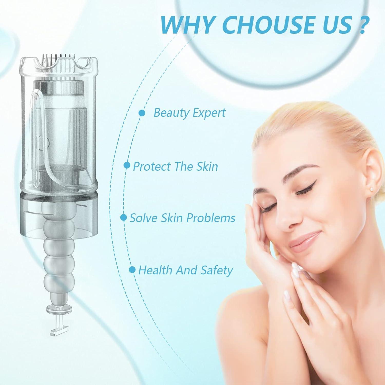 Buy 10-Pack 12-Pin Microneedling Needle Cartridges for Dermapen A10 ...