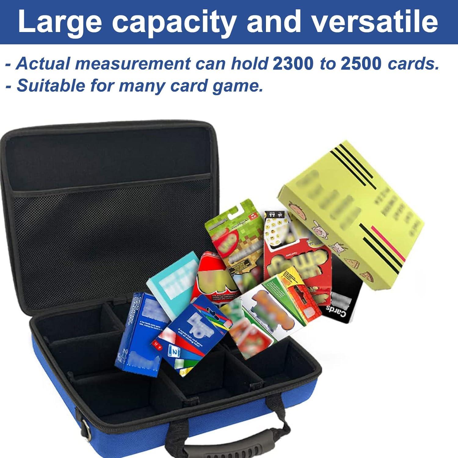 Extra Large Card Game Case for 2300-2500+ Cards - Perfect for C.A.H ...