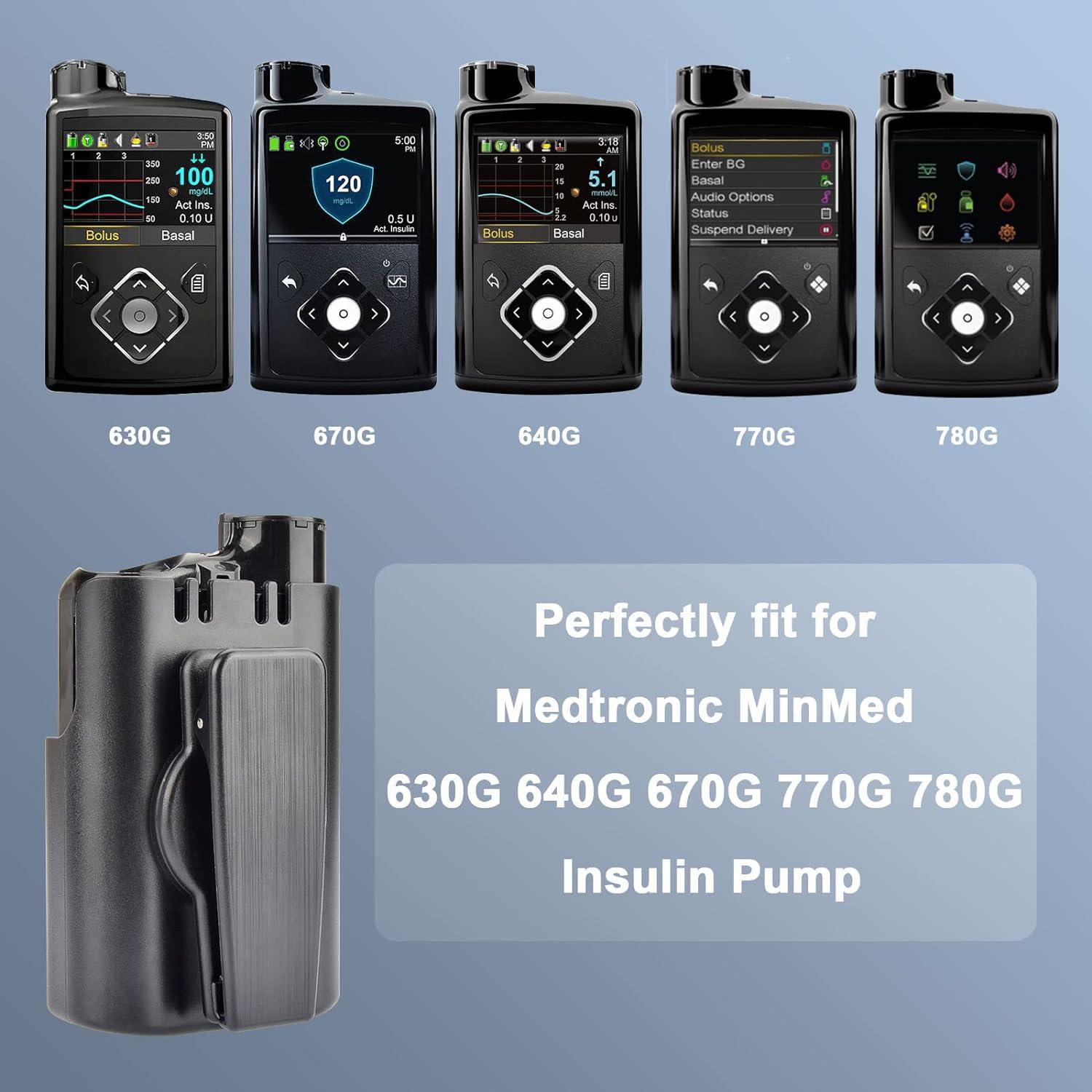 MiniMed Insulin Pump Case | 360 Swivel Belt Clip Holder for Medtronic MiniMed 770G 670G 630G ...