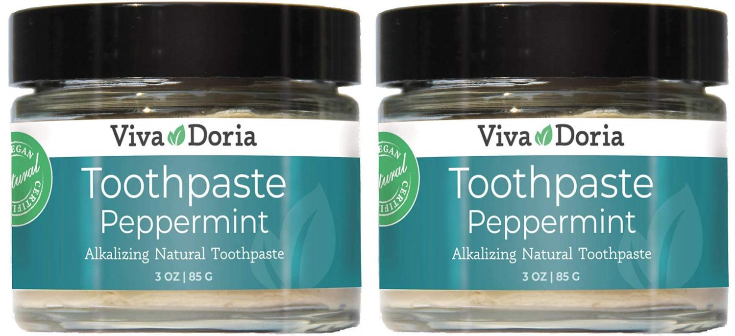 Viva Doria Remineralizing Toothpaste Peppermint | Natural Whitening ...