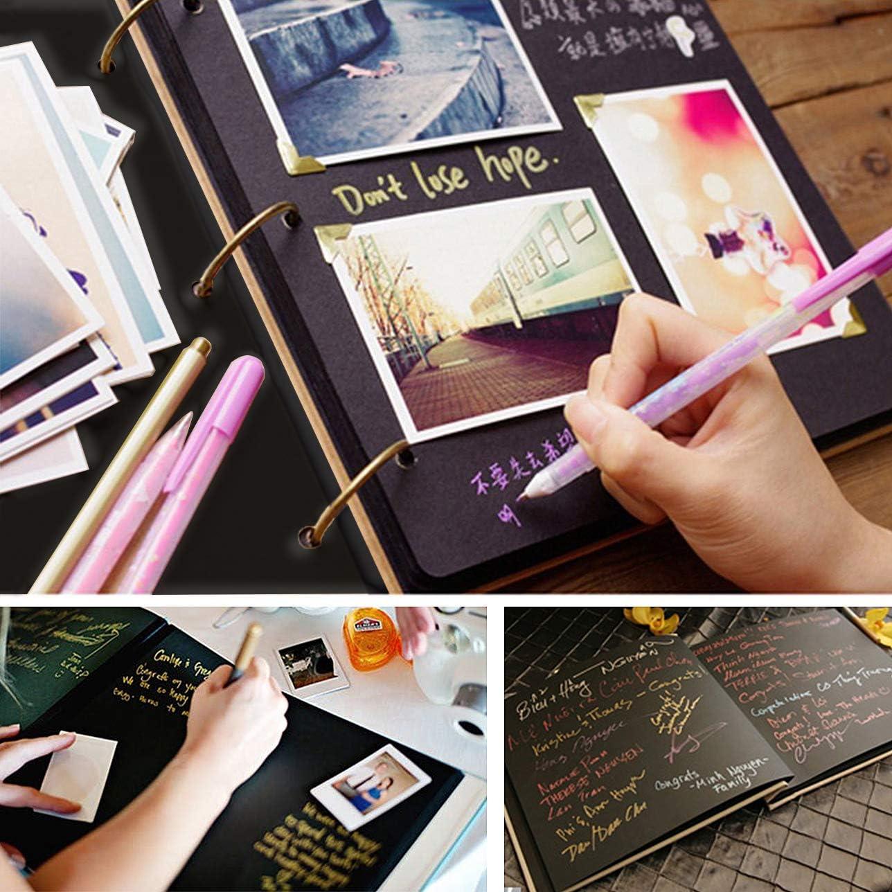 Vintage Leather DIY Scrapbook Album - 10x10 Inch, 50 Pages, Three-Ring ...