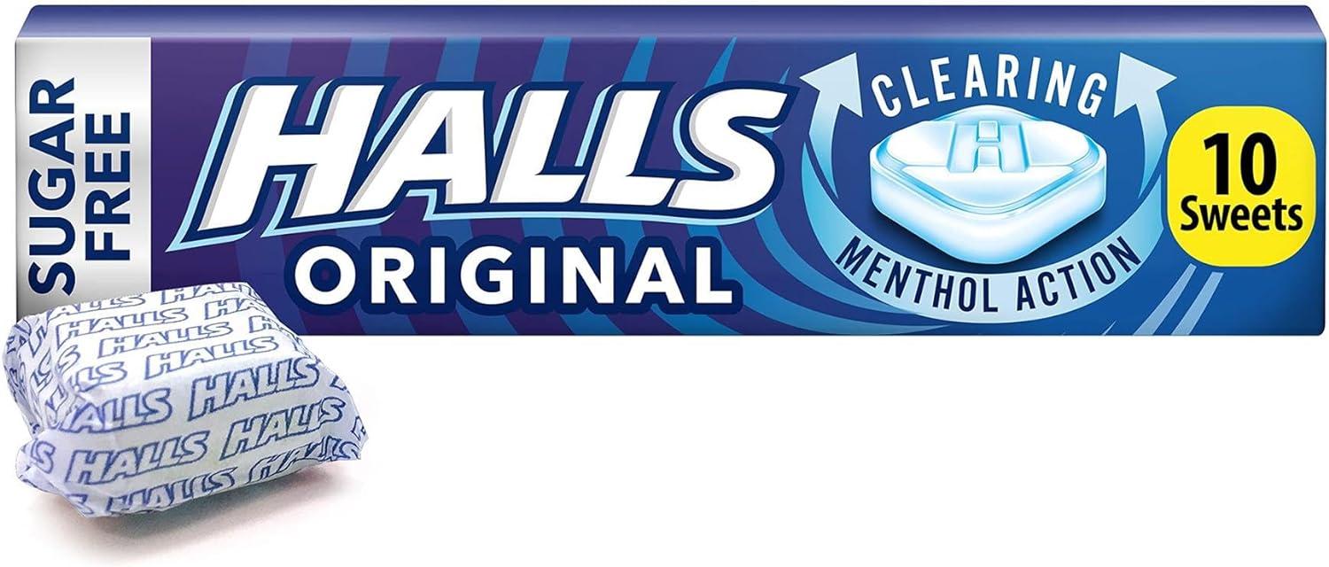 Halls Original Menthol Action Sugar Free 32g X10 Pack | Buy Now with ...