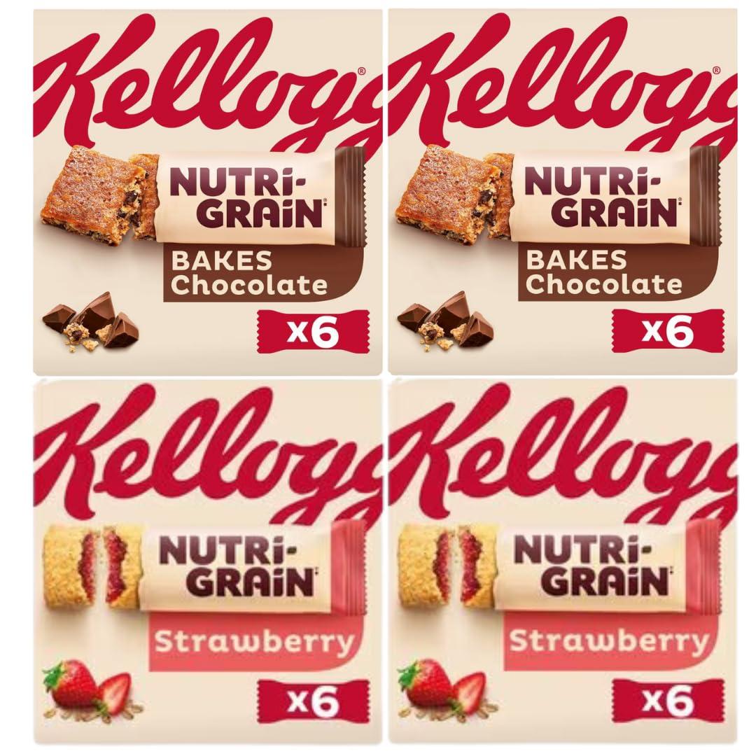 Breakfast Bar Bundle With Nutri-Grain Chocolate Chip Snack Bars 6x37g ...
