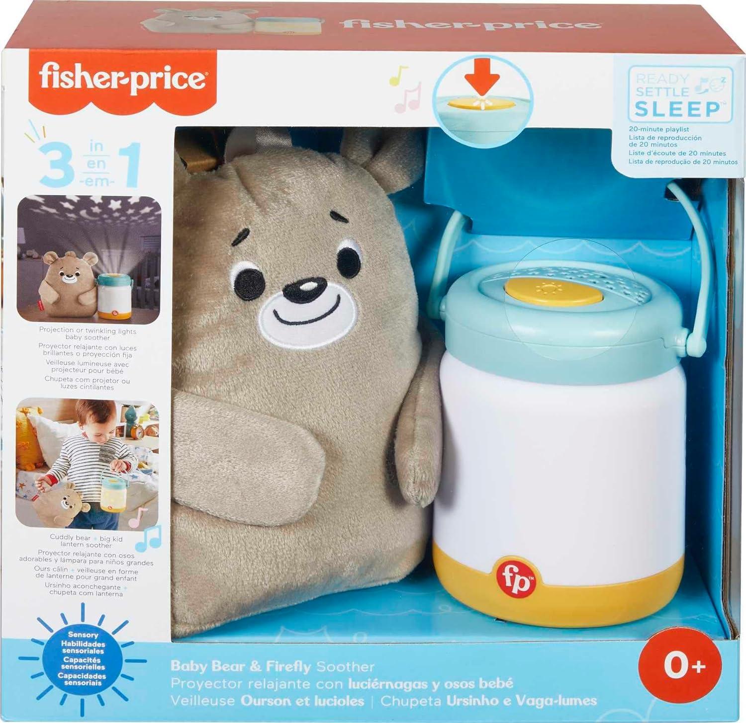 Fisher-Price Baby Bear & Firefly Soother - Soothing Night Light for ...