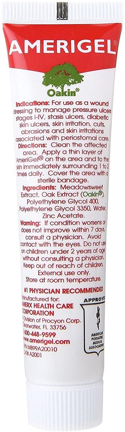 AMERIGEL Wound Care Bundle - Hydrogel Dressing and Saline Wash for ...