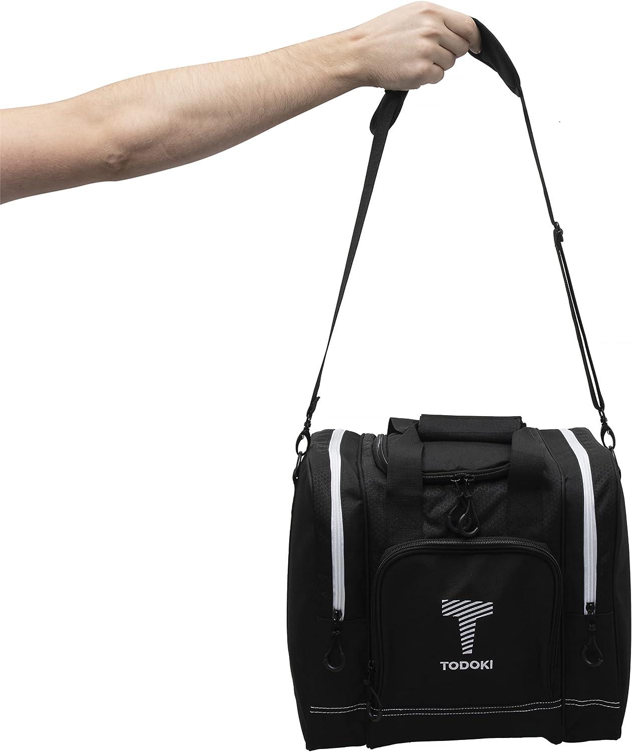 TODOKI Single Bowling Ball Bag with Padded Holder & Shoe Compartment ...