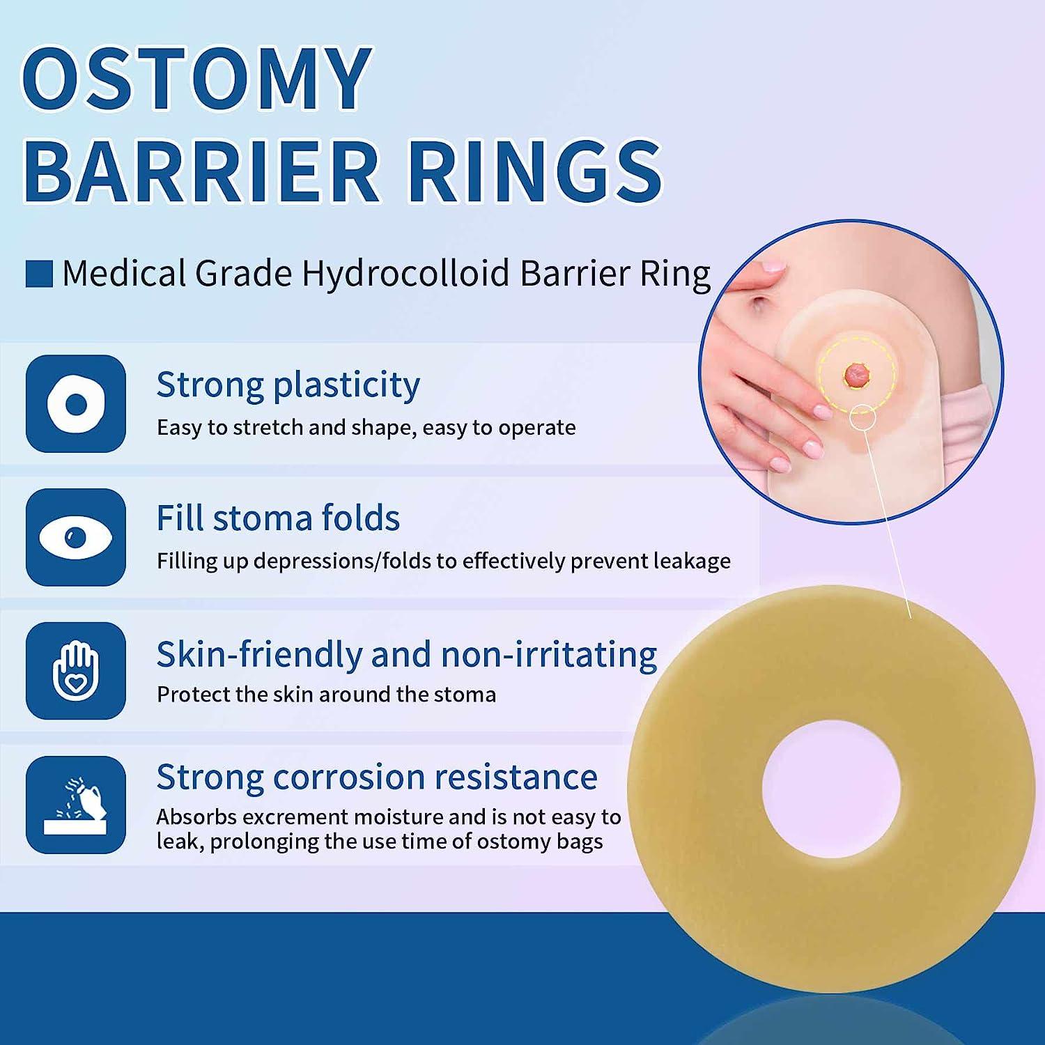 Ostomy Barrier Rings for Better Seal | 24mm Outer Diameter & 2mm ...