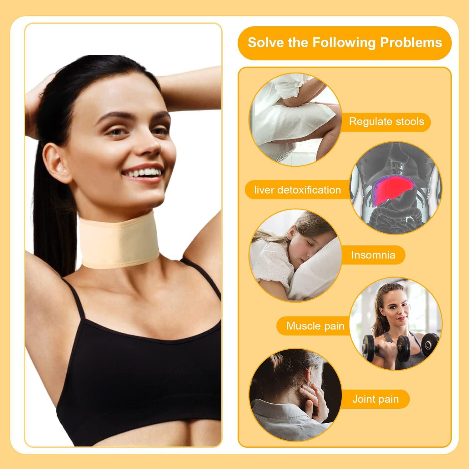 Buy Castor Oil Drop Pack & Adjustable Massage Belt for Neck Relief ...