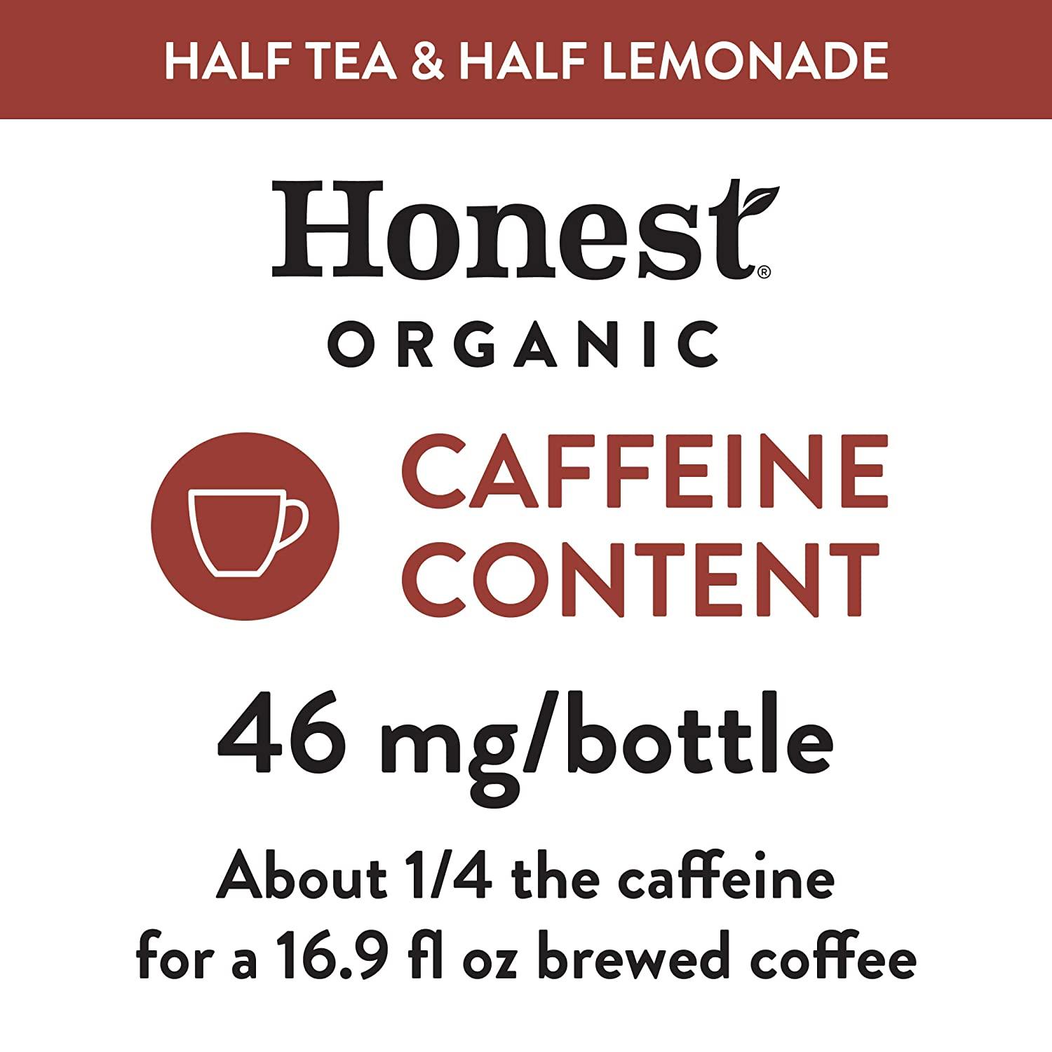 Honest Tea Organic Half Tea & Lemonade - Gluten Free, Fair Trade, 16.9 ...