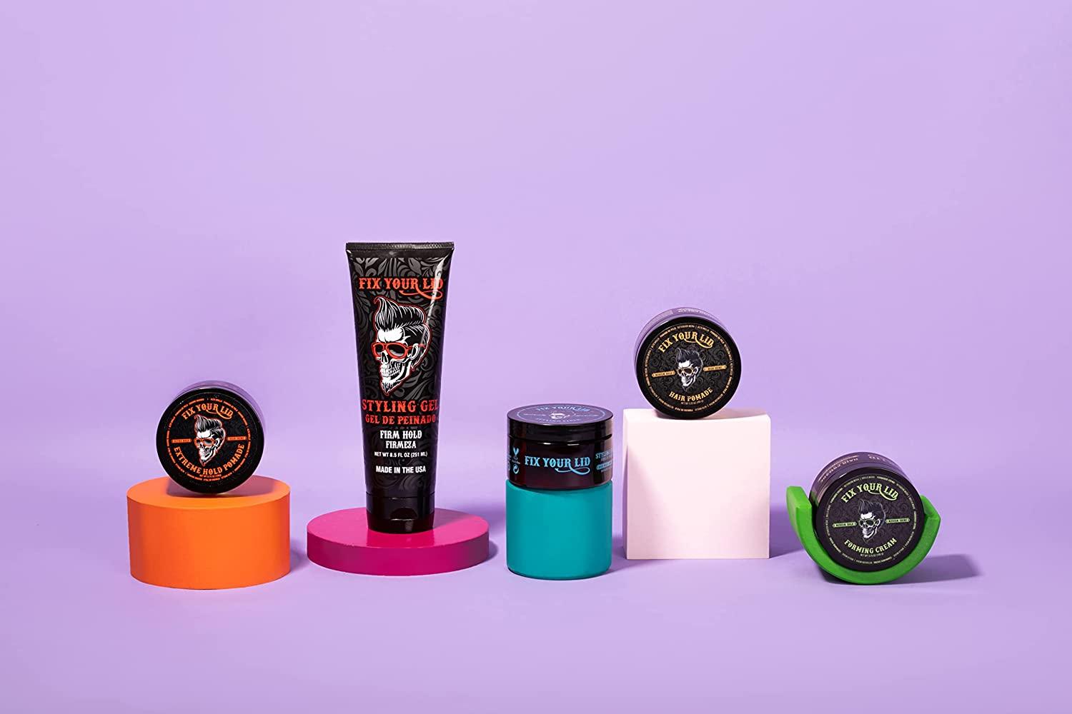 Fix Your Lid Extreme Hold Pomade 3.75 oz - Long Lasting Hold and Shine ...