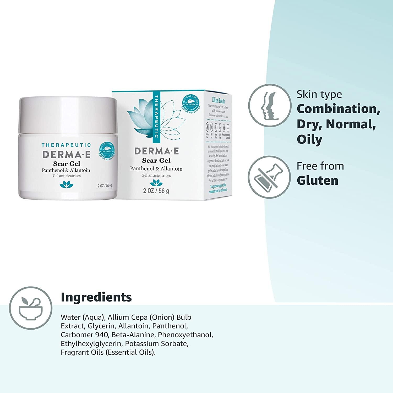 Derma E Scar Gel 2 oz - Effective Scar Treatment for Smooth Skin | Buy ...