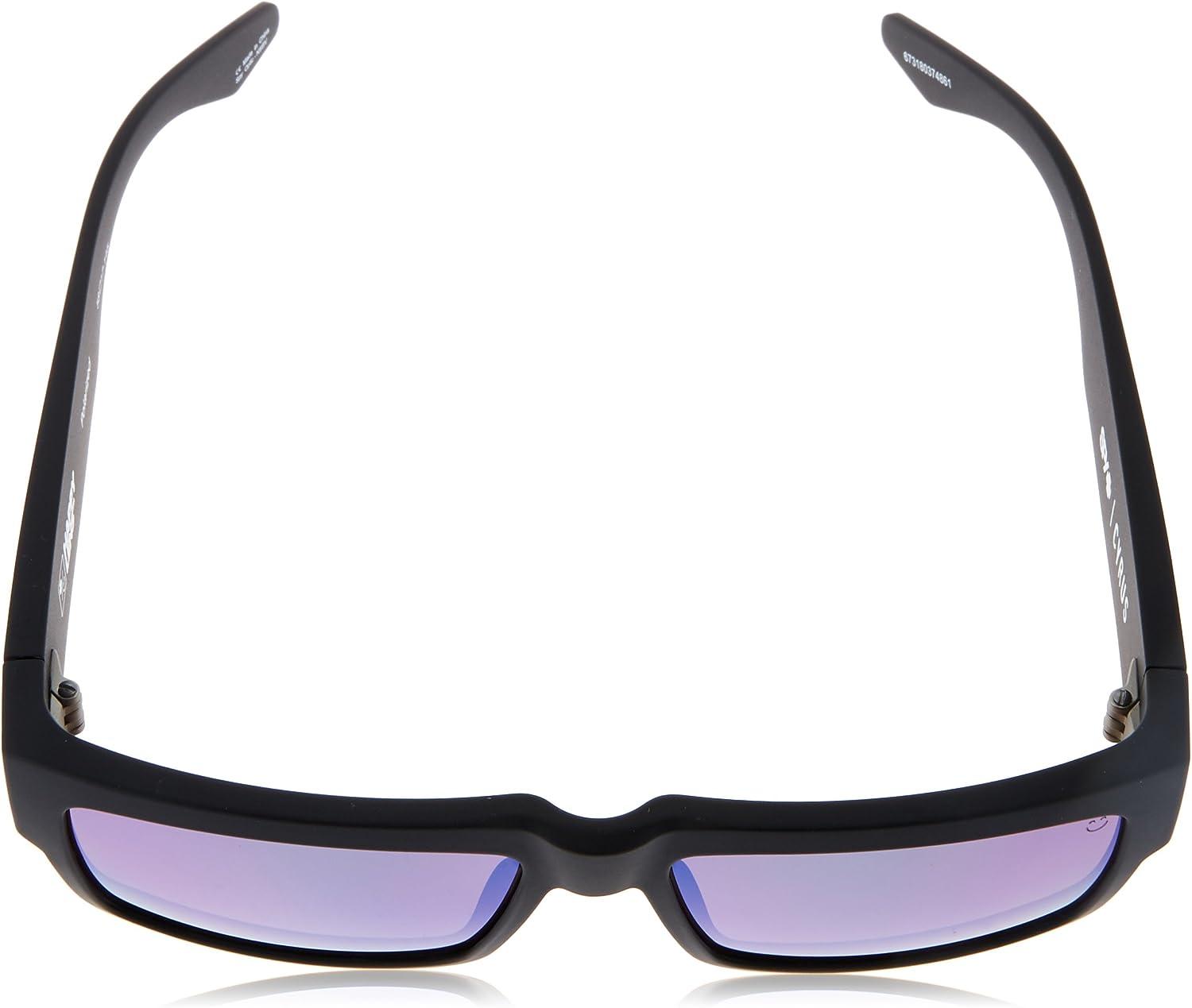 SPY Optic Cyrus Square Sunglasses with Color-Enhancing Lenses in Black ...