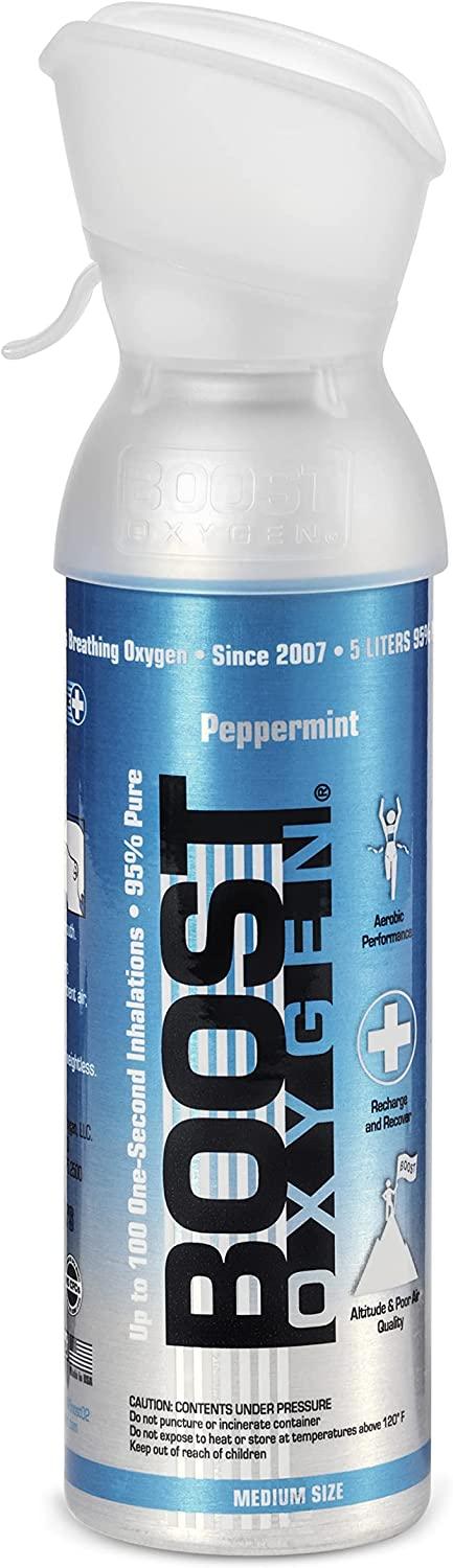 Boost Oxygen Portable 5L Pure Oxygen Canister Variety Pack - Pink ...