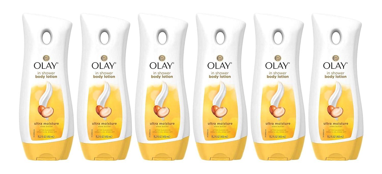 Olay Ultra Moisture In-Shower Lotion with Shea Butter 15.2oz (449ml ...