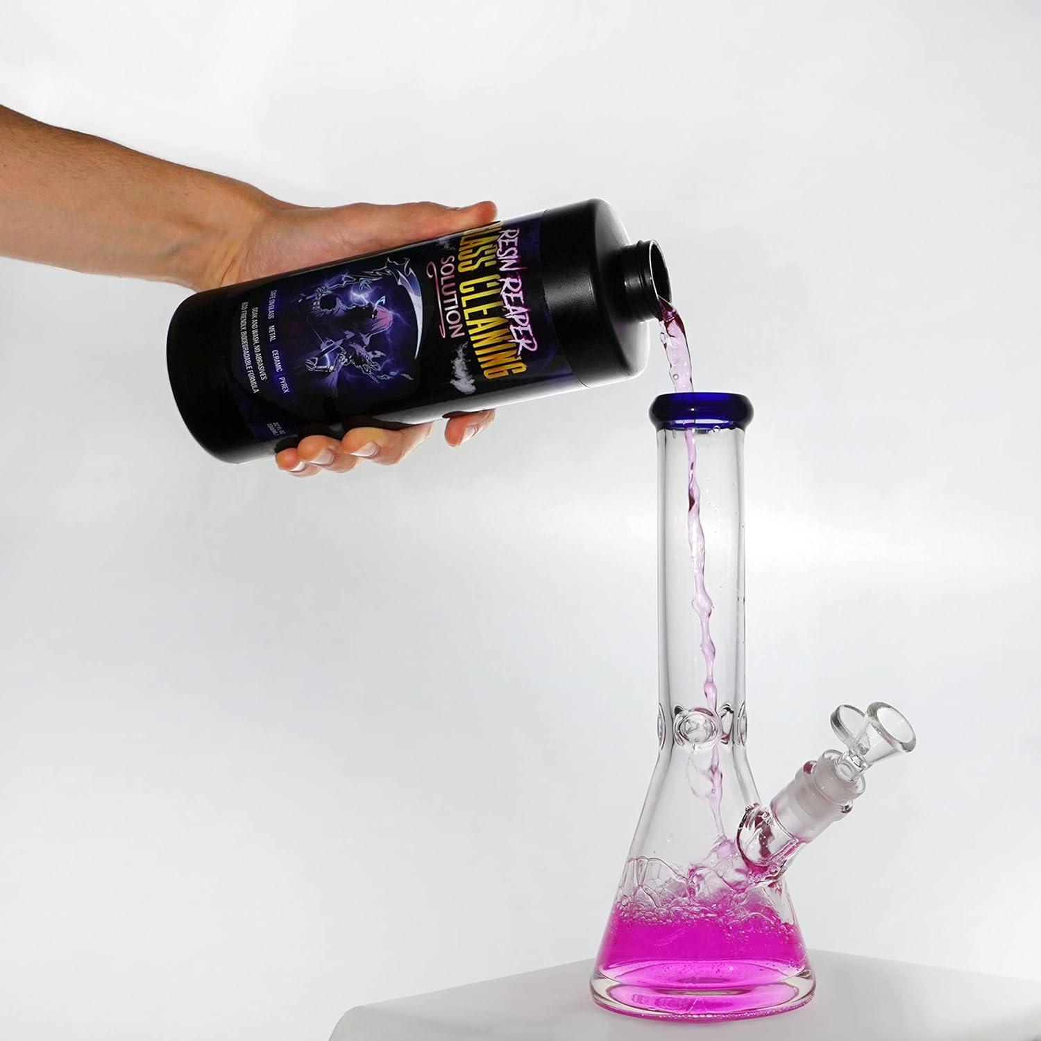 Resin Reaper Glass Cleaner 2-Pack 64 OZ | Pipe Cleaner | Safe on Glass ...