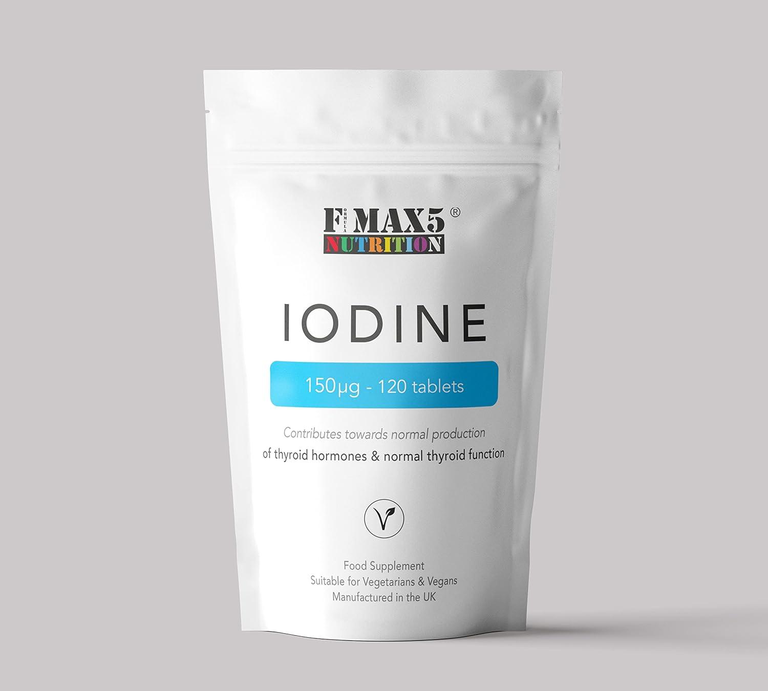 Iodine 150mcg 120 Tablets | High Strength Natural Source | Pregnancy ...