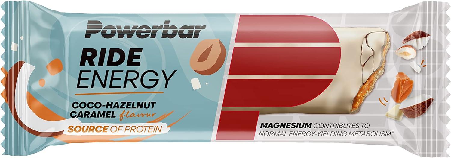 Powerbar Ride Energy Coco-Hazelnut Caramel 18x55g Carbohydrate Protein ...
