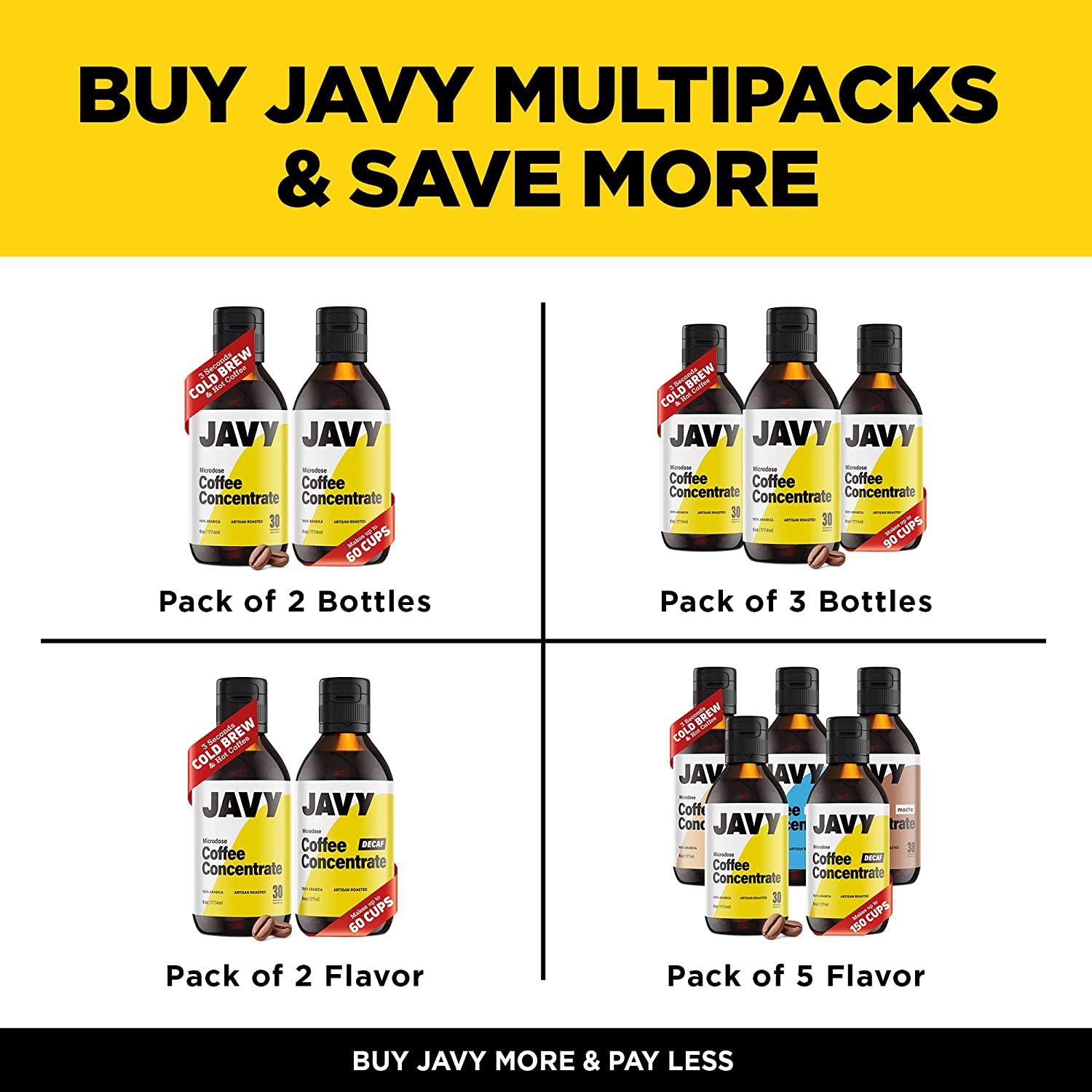 Javy Coffee Concentrate Bundle - Original + Mocha | Hot & Cold Brew ...