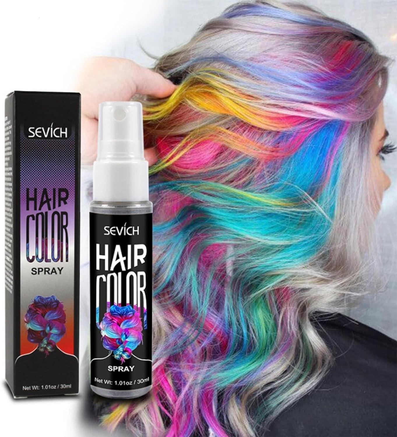 Hair Color Spray Temporary Hair Dye Hair Dye Hair Unisex DIY Hair Color ...