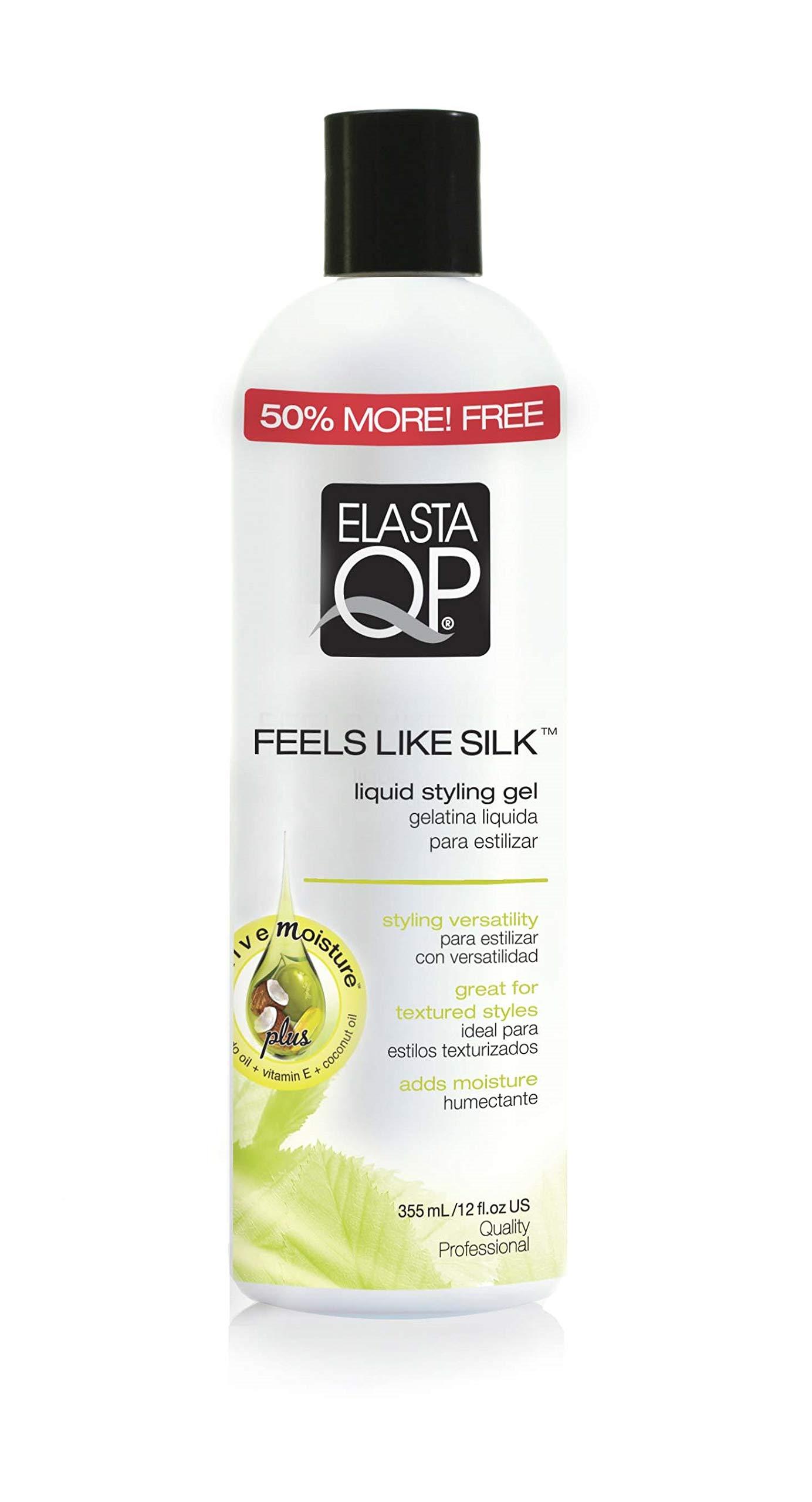 Elasta QP Feels Like Silk Liquid Styling Gel 12 oz - Pack of 4 | Buy ...