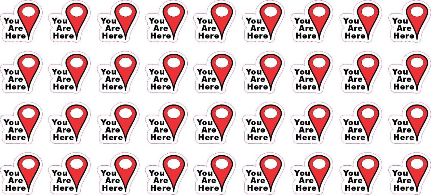 StickerTalk Map Pointer Vinyl Stickers - 1 Sheet, 36 Stickers, 0.5x0.5 - Decorate with Precision ...