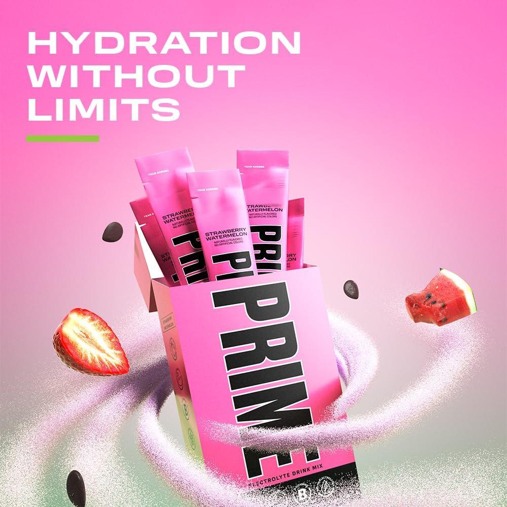 Prime Hydration+ Stick Pack | STRAWBERRY WATERMELON 6 Sticks ...